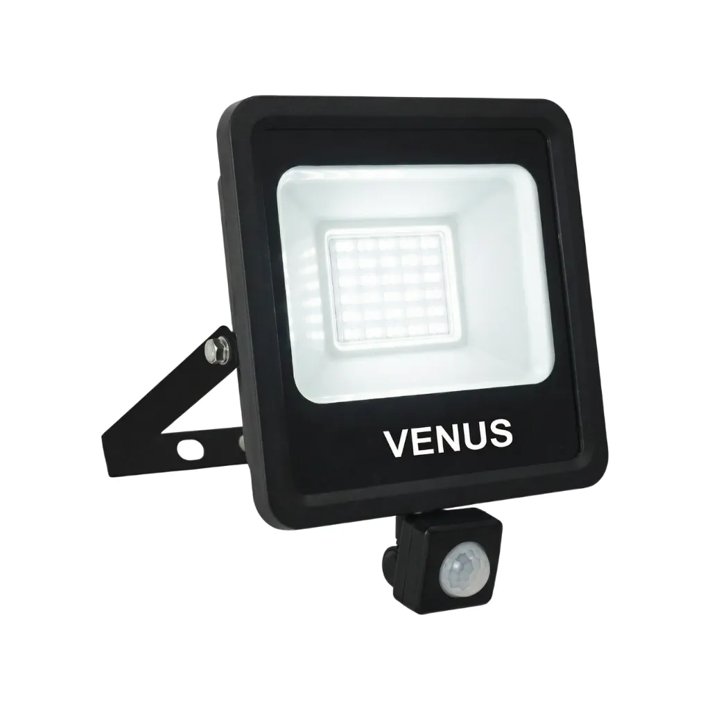 Venus LED Floodlight With Motion Sensor 50W 4250LM IP65 6500K | EGTRADE